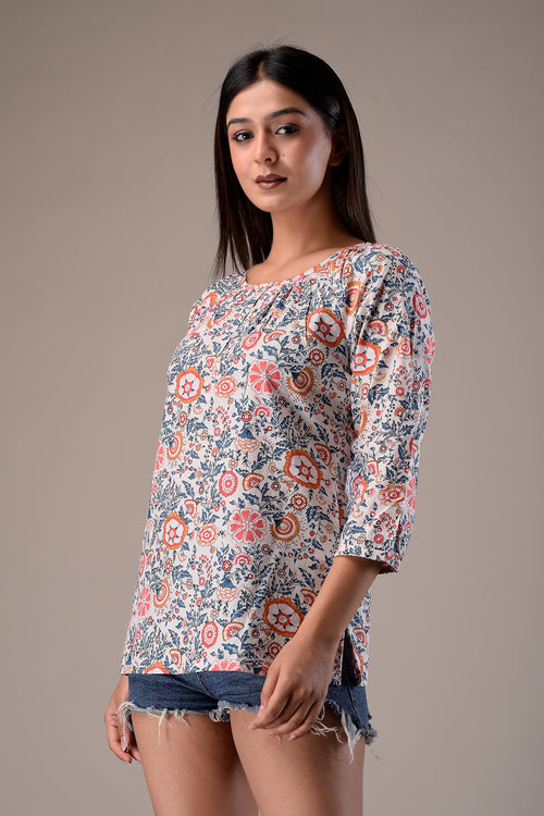 Buy Handloom Tops Online at Best Prices In India | Indirookh