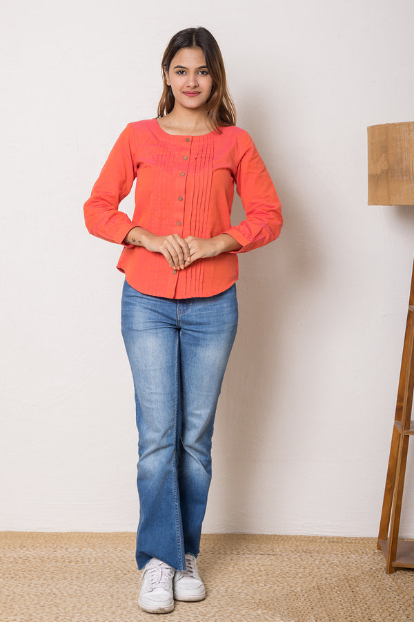 Buy Handloom Tops Online at Best Prices In India | Indirookh