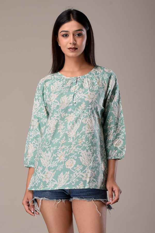 Buy Handloom Tops Online at Best Prices In India | Indirookh